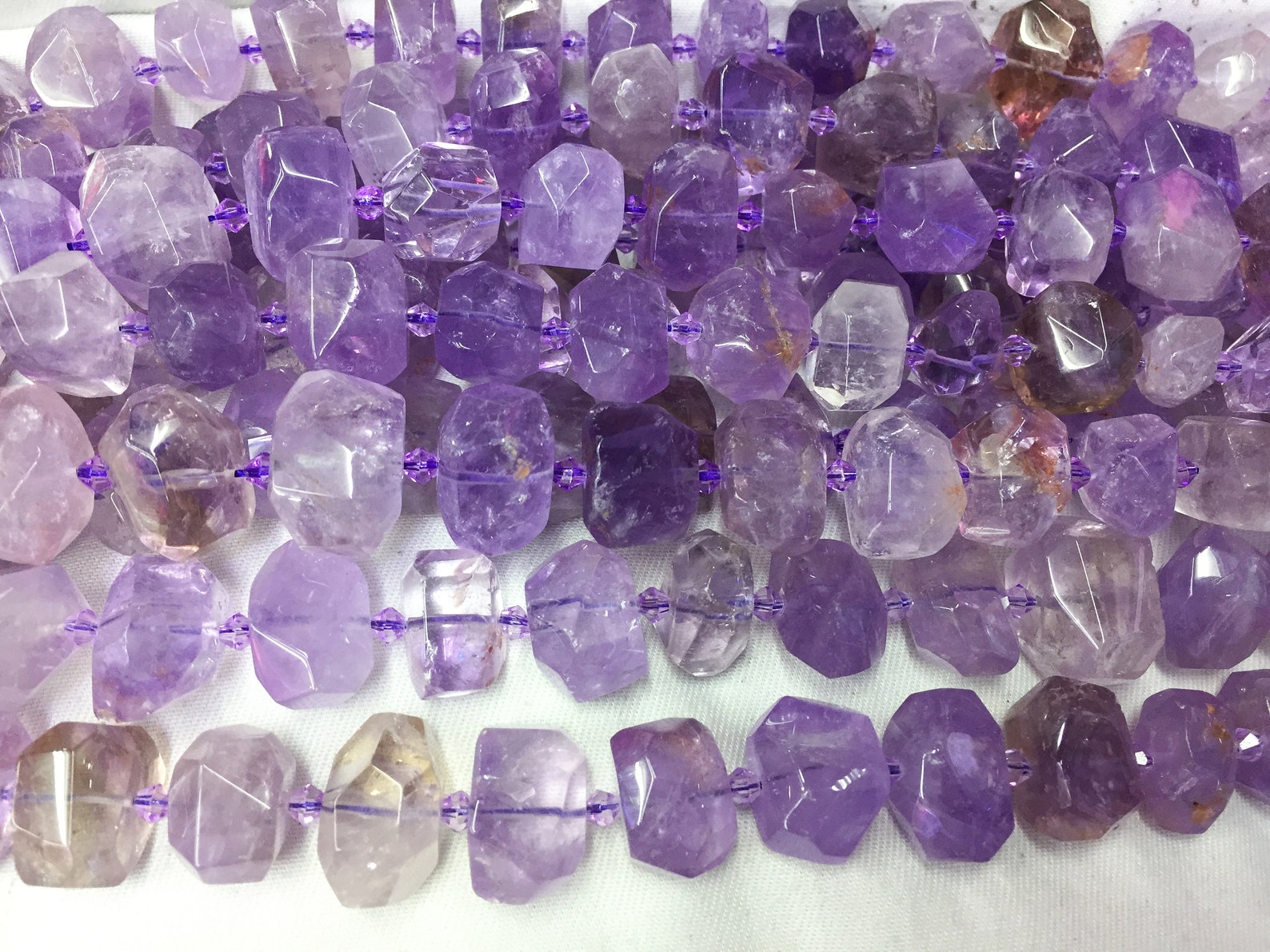 Gemstone Faceted Nuggets Beads - Fancy Cut Stone Nuggets - 15-18mm X18 ...