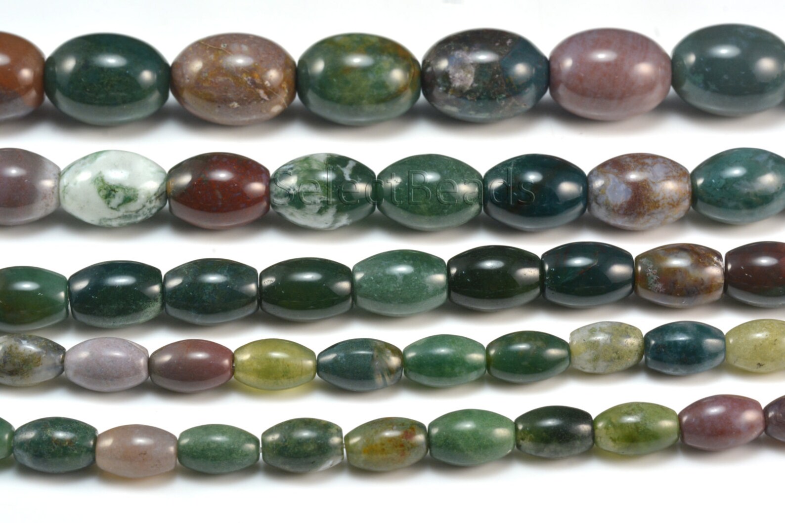 Indian Agate Beads - Agate Stones for Jewelry Making - Semi Precious ...