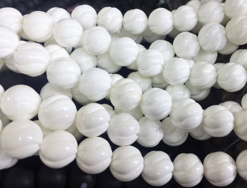 White Tridacna Shell Ripple Beads White Sea Shell Beads - Etsy