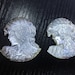 Natural Black Seashell Lady Cameos - Engraved Ladies Figure Cameos ...