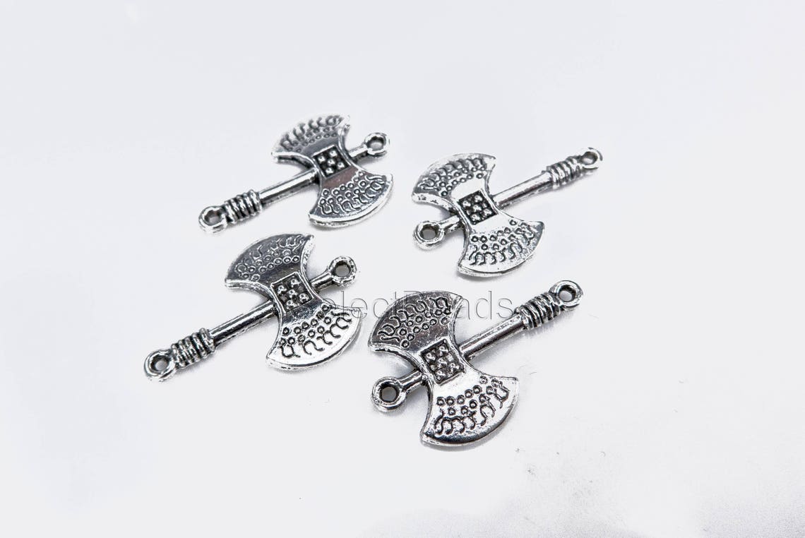 Silver Axe Jewelry Links Antique Silver Ax Necklace - Etsy
