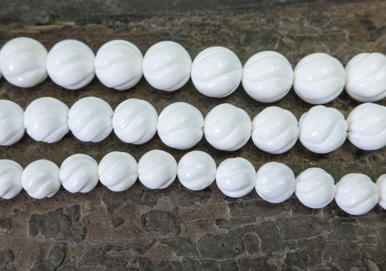 White Tridacna Shell Ripple Beads White Sea Shell Beads - Etsy