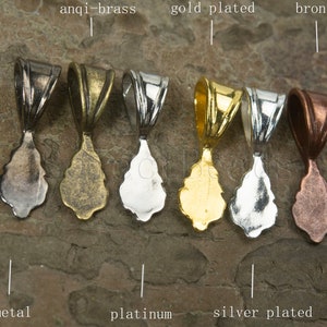 Glue on Jewelry Bails - Bails for Pendants - Wholesale Jewelry Findings ...