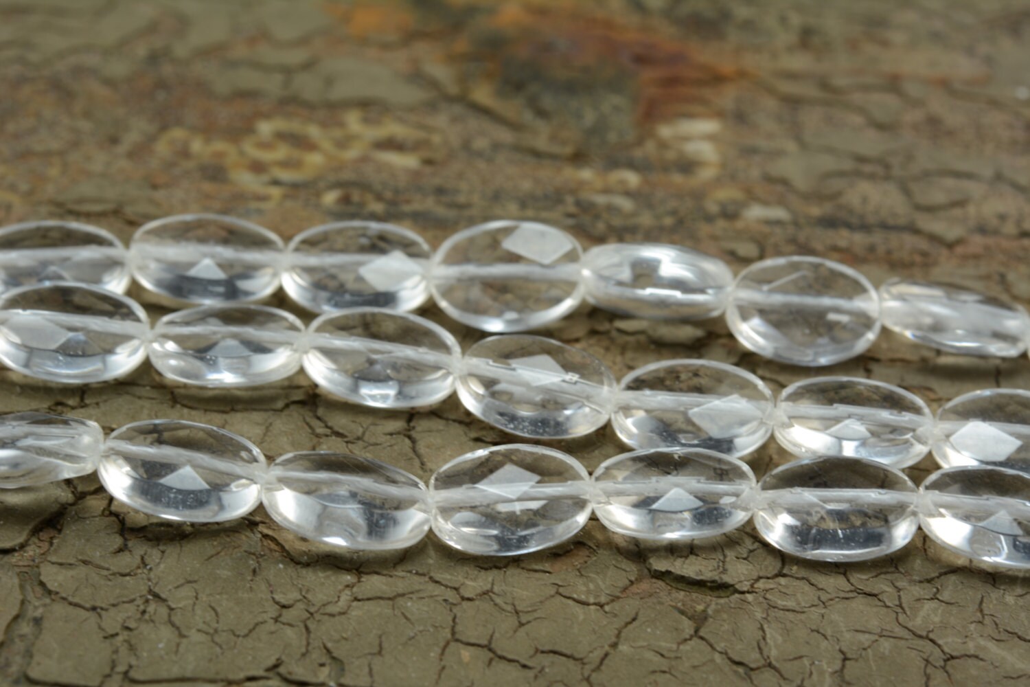 Natural crystal quartz loose faceted gemstones crystals | Etsy