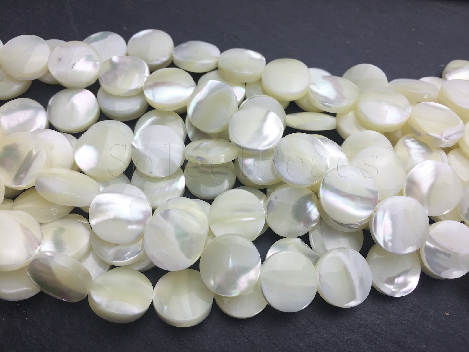 Mother of Pearl Beads Mother of Pearl Shell Coin Jewelry - Etsy