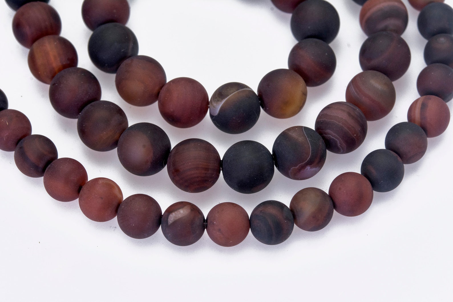 Matte Dream Agate Beads - Wholesale Gemstone Beads - Beads and Craft ...