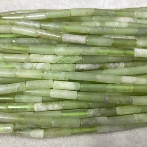 Natural Gemstone 4x13mm Tube Beads - Natural Stone Tubes - Agate Stone ...