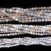 Natural Rainbow Moonstone Small Stone Beads - Grey Moonstone Faceted ...