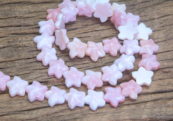 Soft Pink Queen Conch Shell Sea Star Beads Natural Sea Shell - Etsy