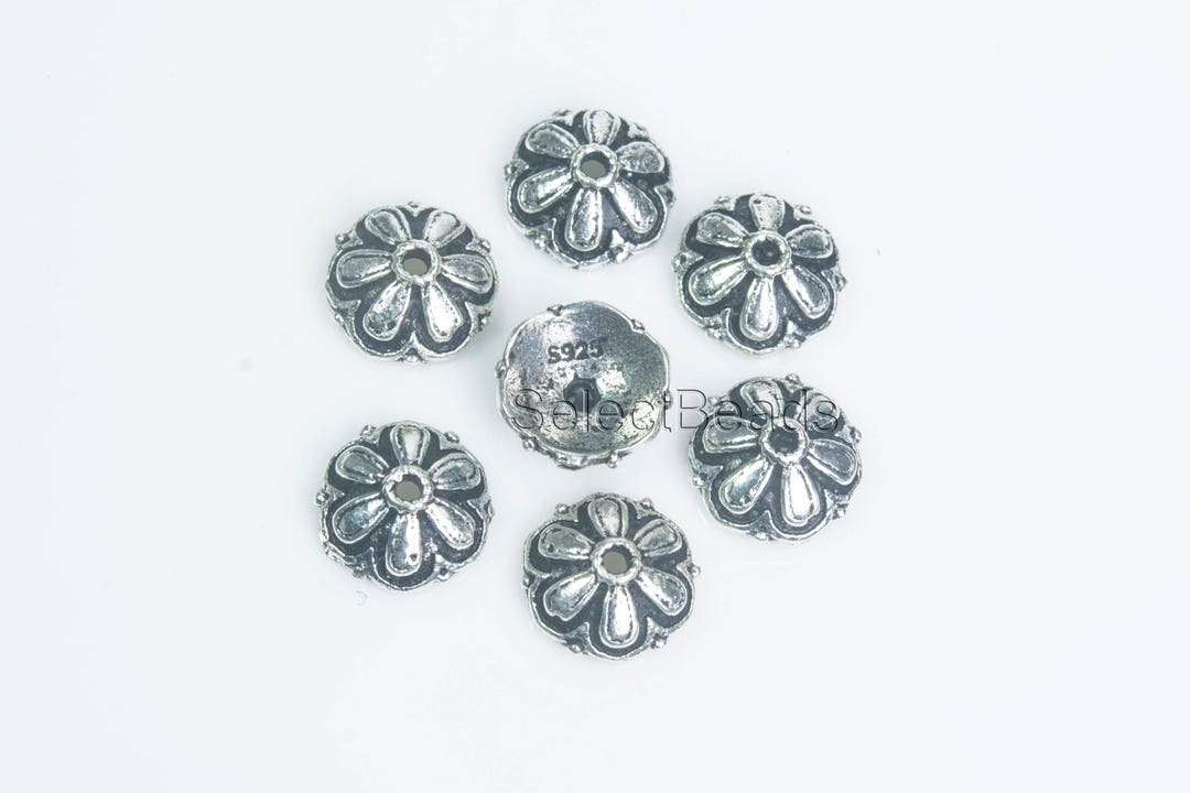Sterling Silver Bracelet End Caps - Silver Beading Supplies - 925 ...