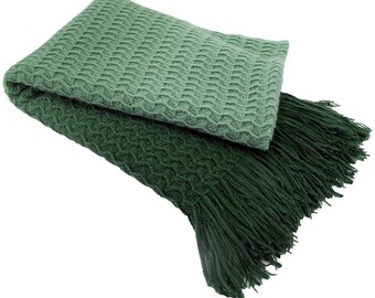 Green Bed Throws - Etsy