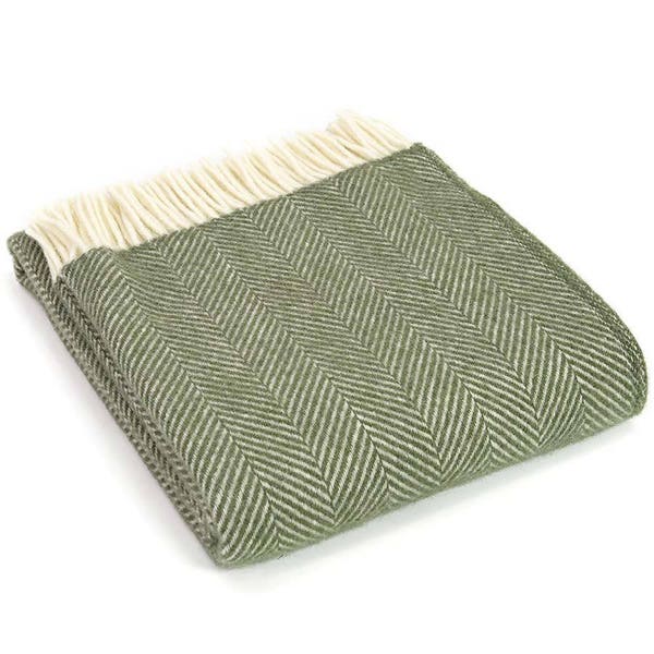 Olive Green Throw Blanket - Etsy