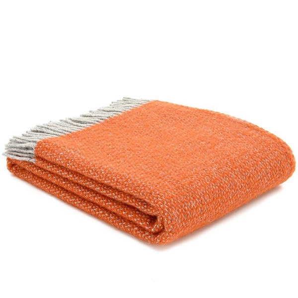 Orange Throw - Etsy UK