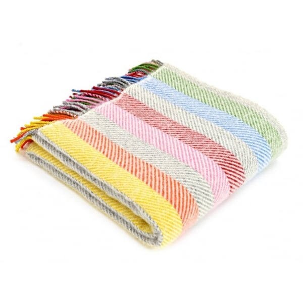 Striped Wool Blanket - Etsy