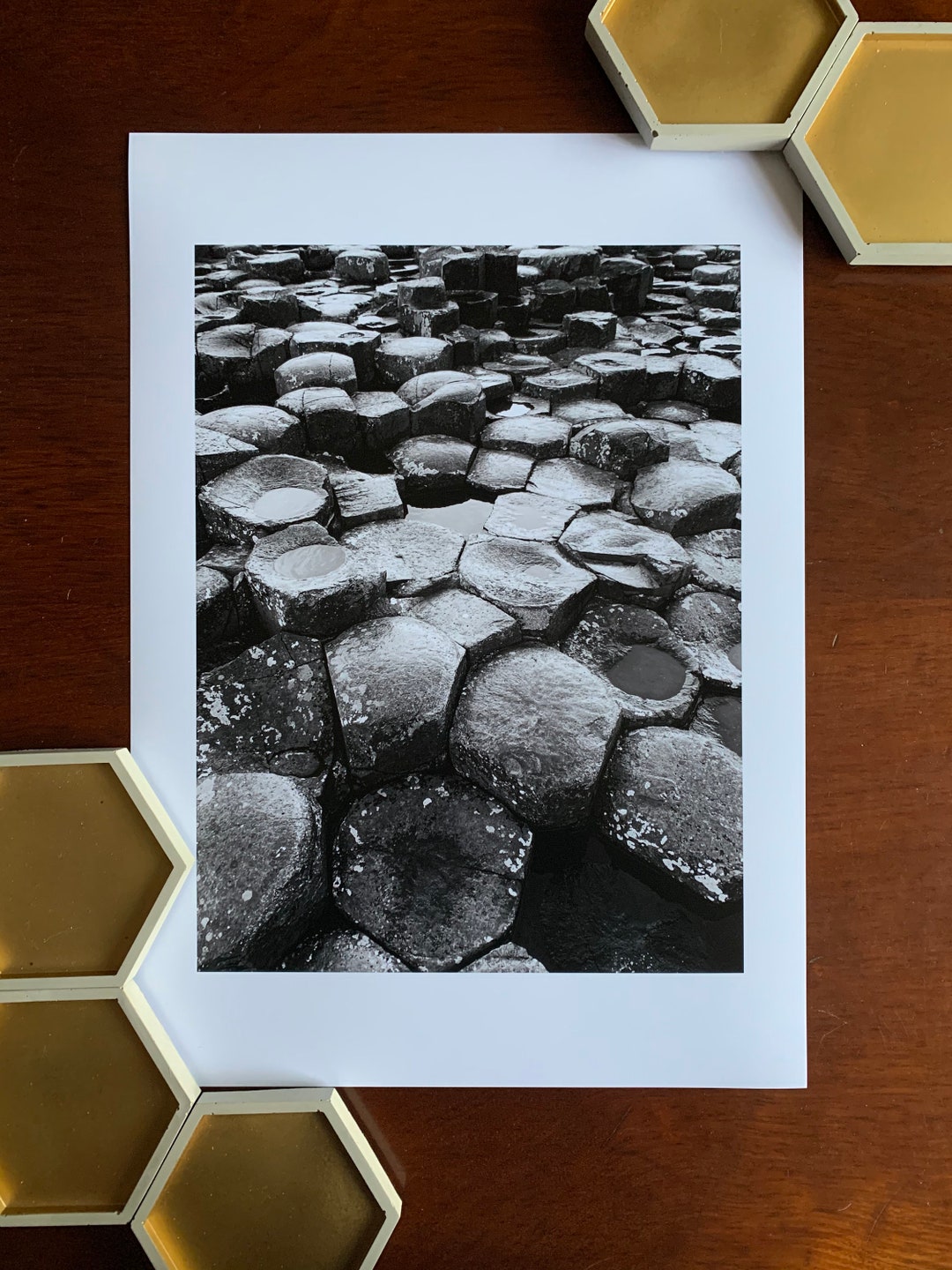Basalt : A3 Giclée Art Print, Satin Finish / County Antrim, Northern ...