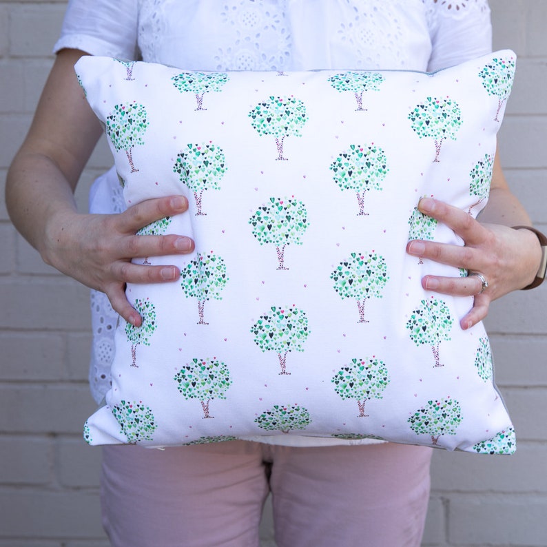 Green Tree of Hearts Cushion. Wedding Gifts. Perfect for - Etsy
