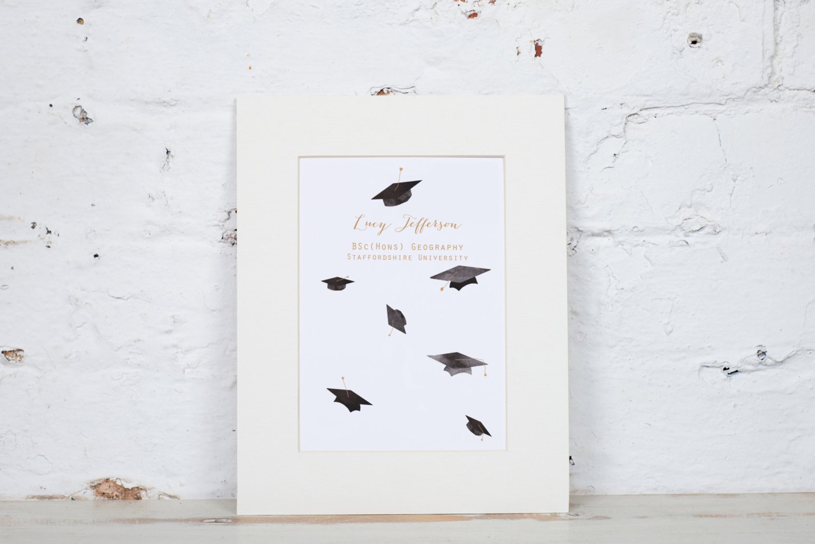 Personalised Graduation Print Graduate University High School - Etsy