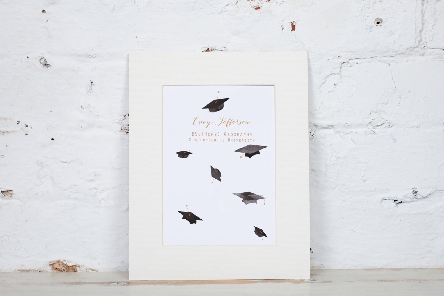 Personalised Graduation Print Graduate University High School - Etsy