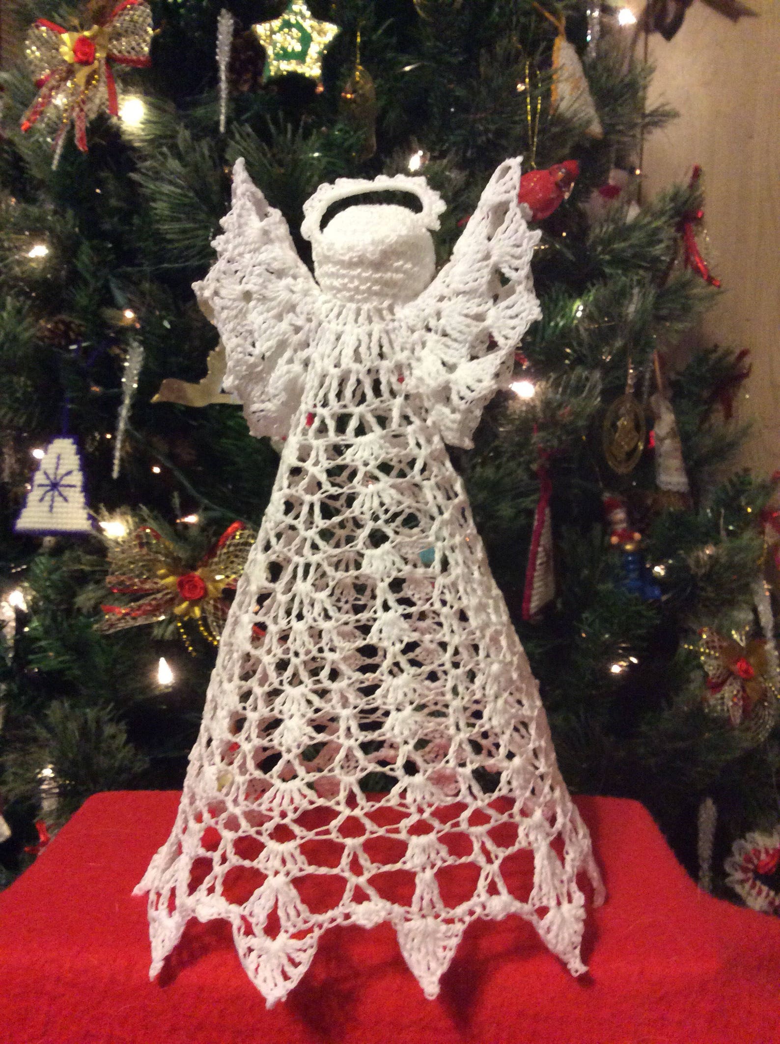 Crochet Angel Tree Topper - Etsy