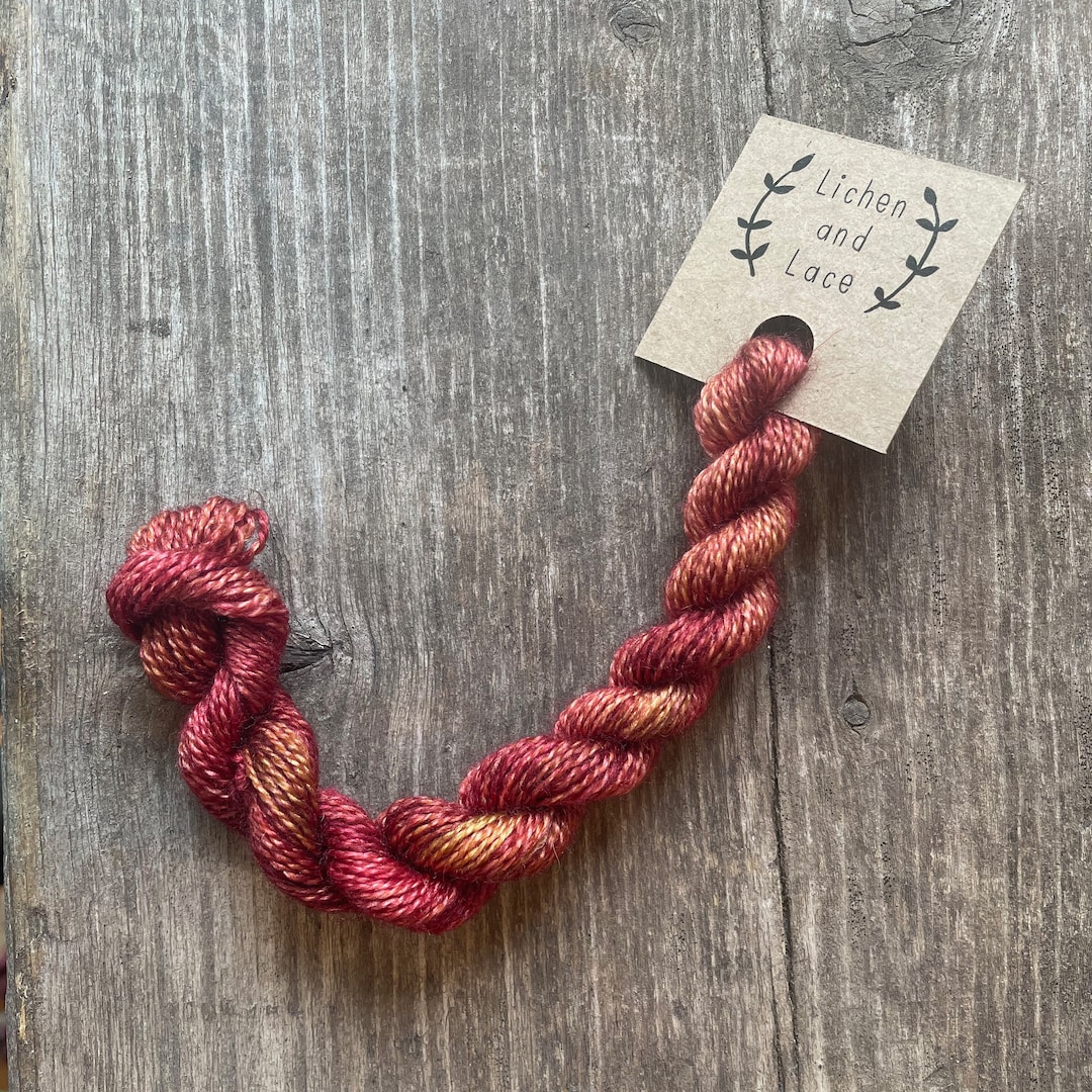 Rhubarb ~ Embroidery Yarn - Etsy