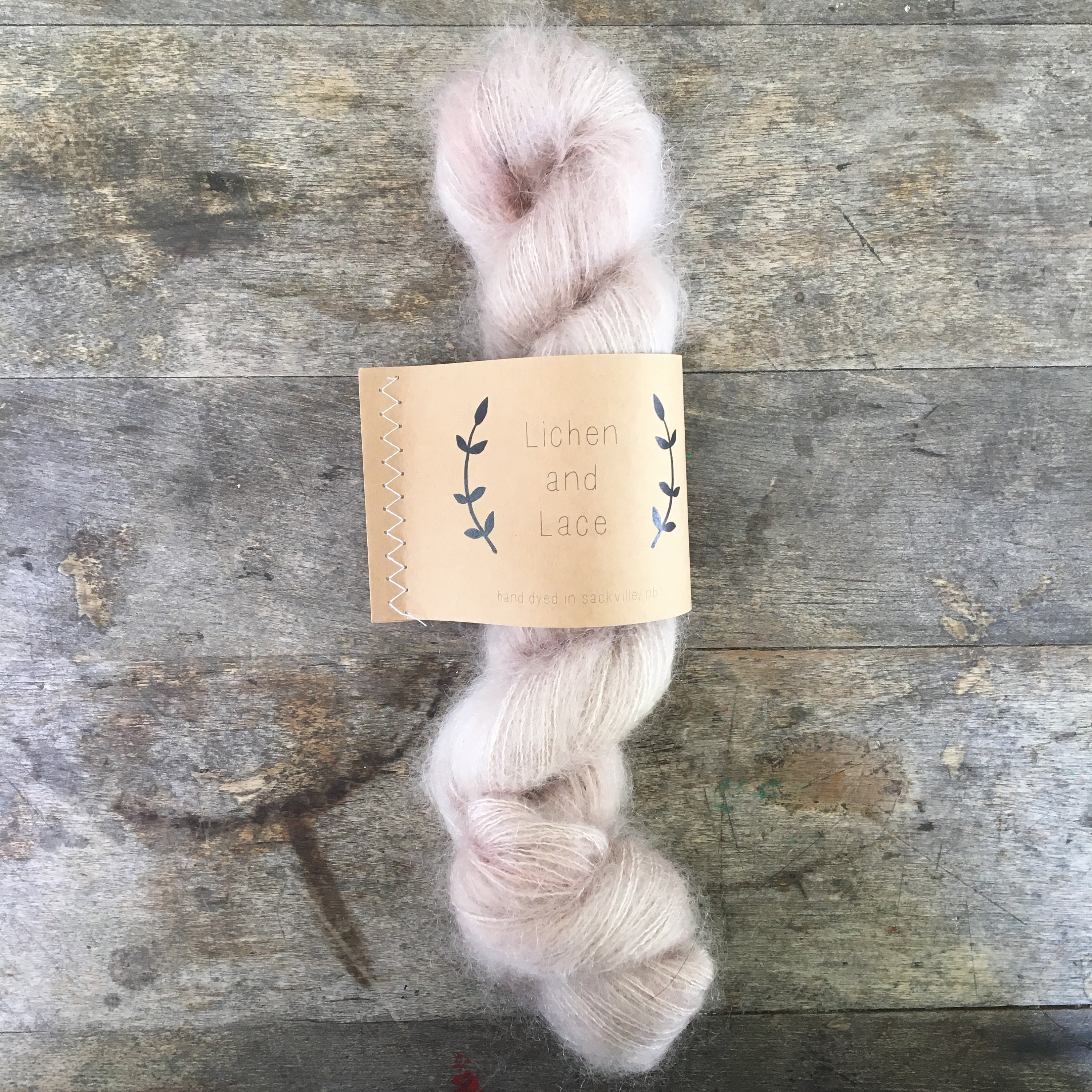 Linen ~ Lichen and Lace Hand Dyed Yarn - Etsy