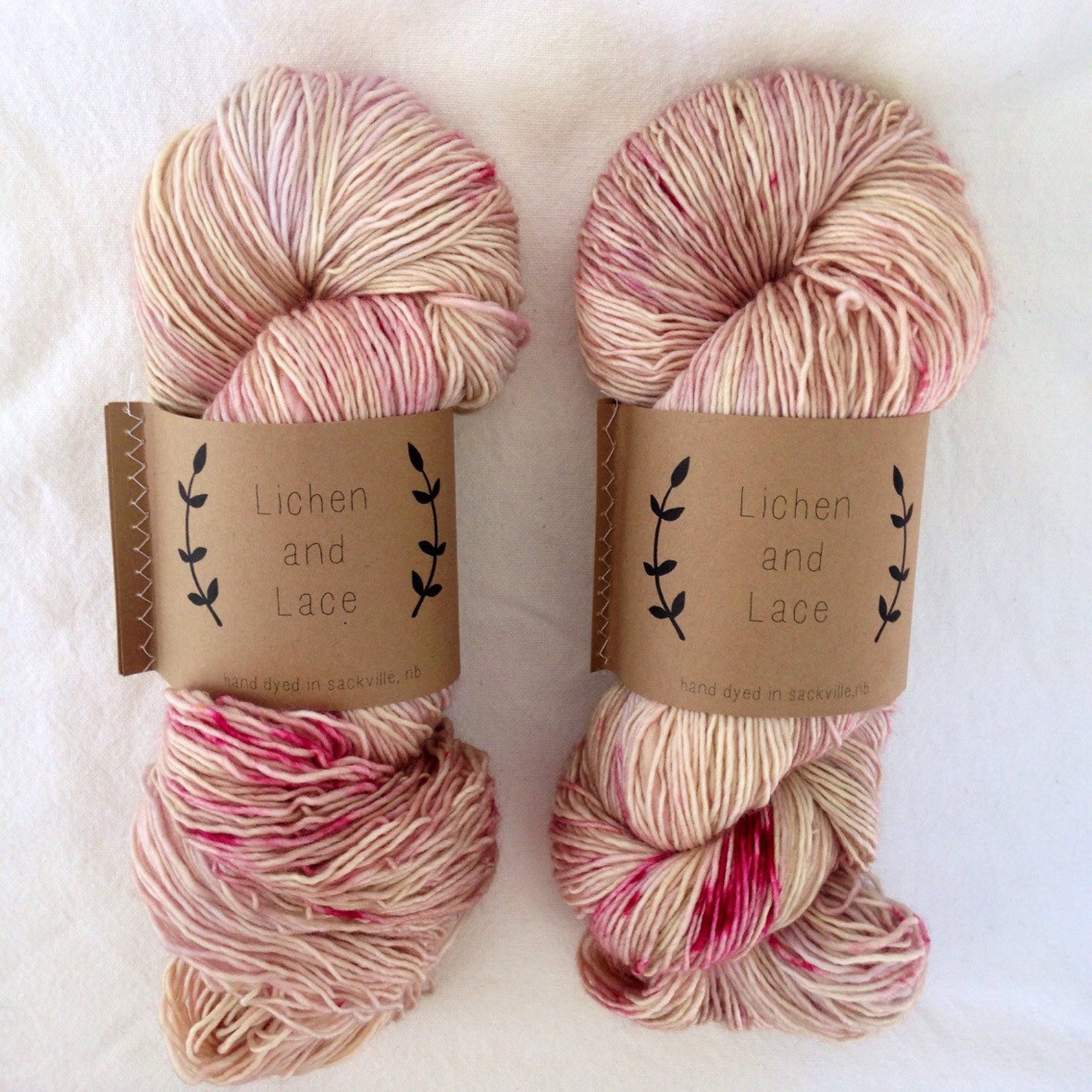 Orchid ~ Lichen and Lace Hand Dyed Yarn - Etsy