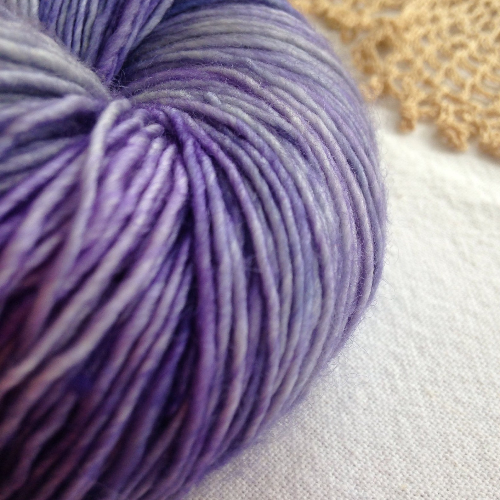Lilac ~ Lichen and Lace Hand Dyed Yarn - Etsy Canada