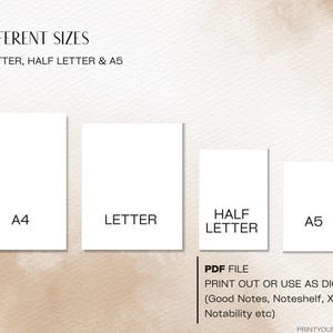 Bucket List Printable Template, Lifetime Goals, Dream Life, to Do List ...