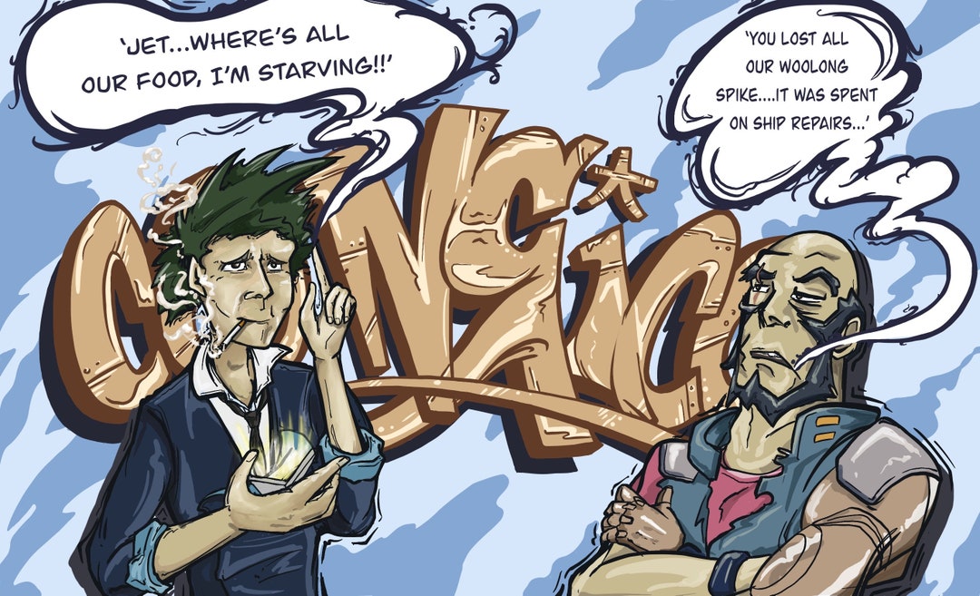 Cowboy Bebop Fan Art Etsy