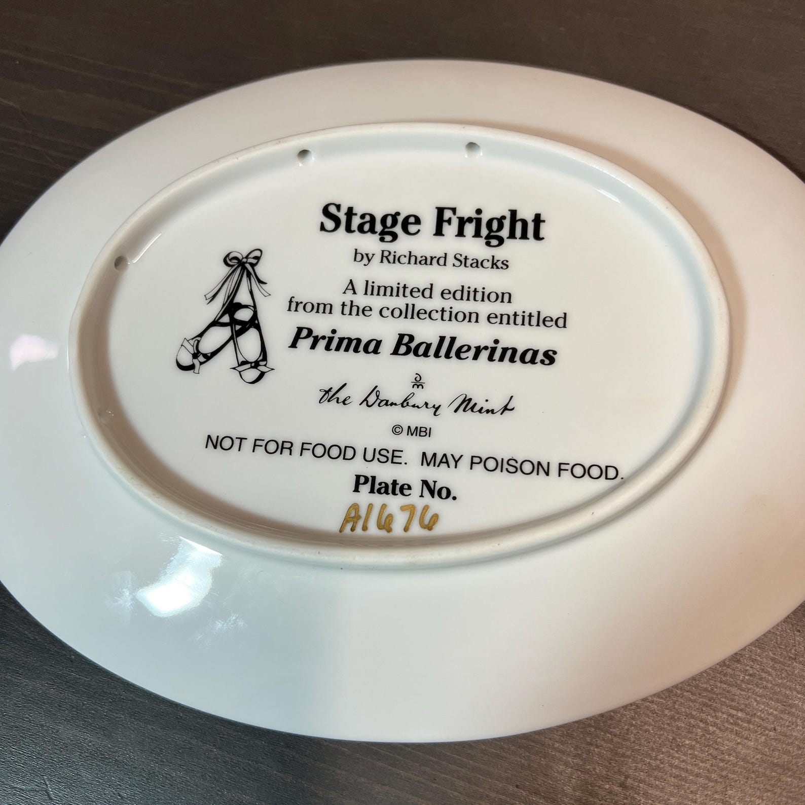 Vintage Danbury Mint “prima Ballerinas” by Richard Stack Collectible ...