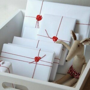 Plain White Wrapping Paper 10m Roll gift Wrap Valentines Day Gift ...