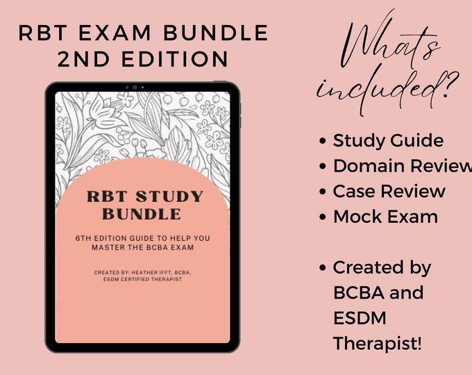 Ultimate RBT Exam Prep Bundle - RBT Study Guide, Section Review, Case ...