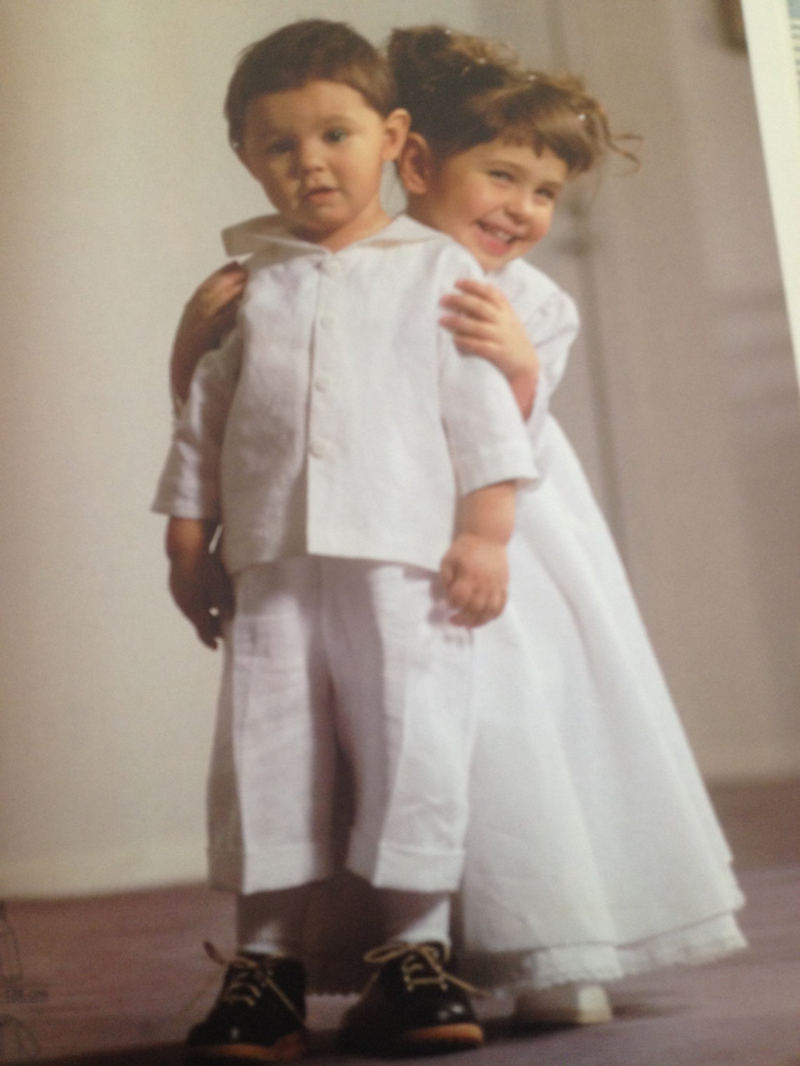 Linen Mid-calf Overall Pants Blessing Day/baptism/wedding - Etsy