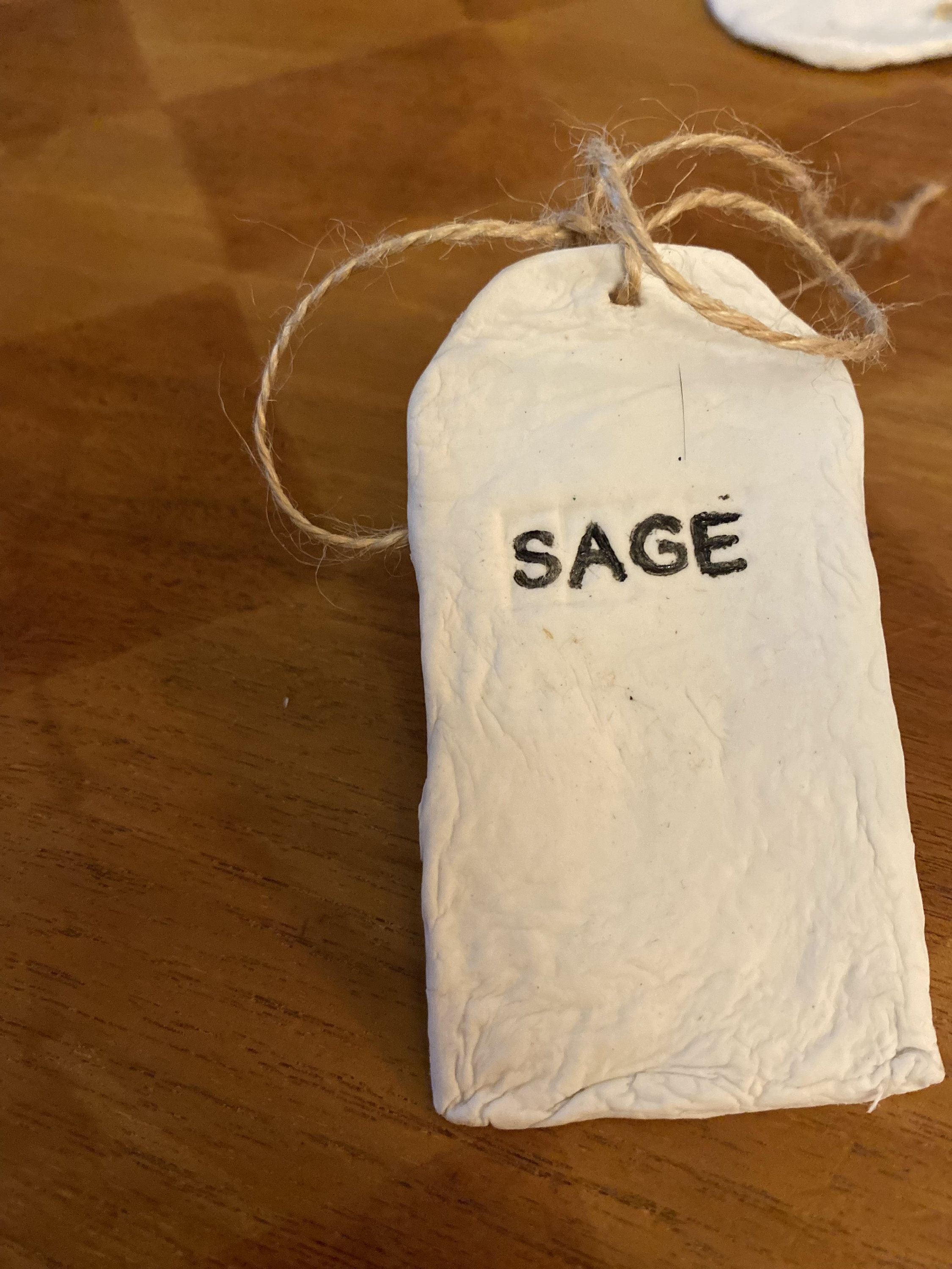 Handmade Clay Tags - Etsy