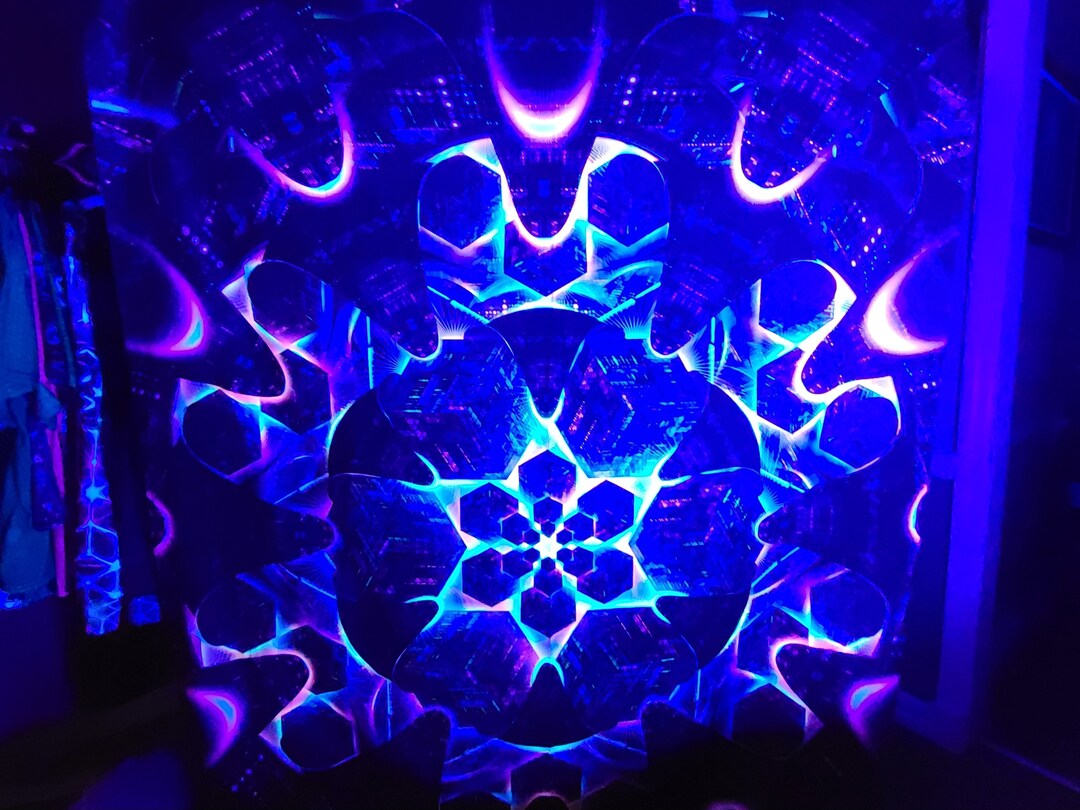 Chrysanthemum Portal ALT // Mandala Tapestry 4 Options - Etsy