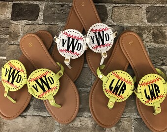 Baseball Sandals - Etsy