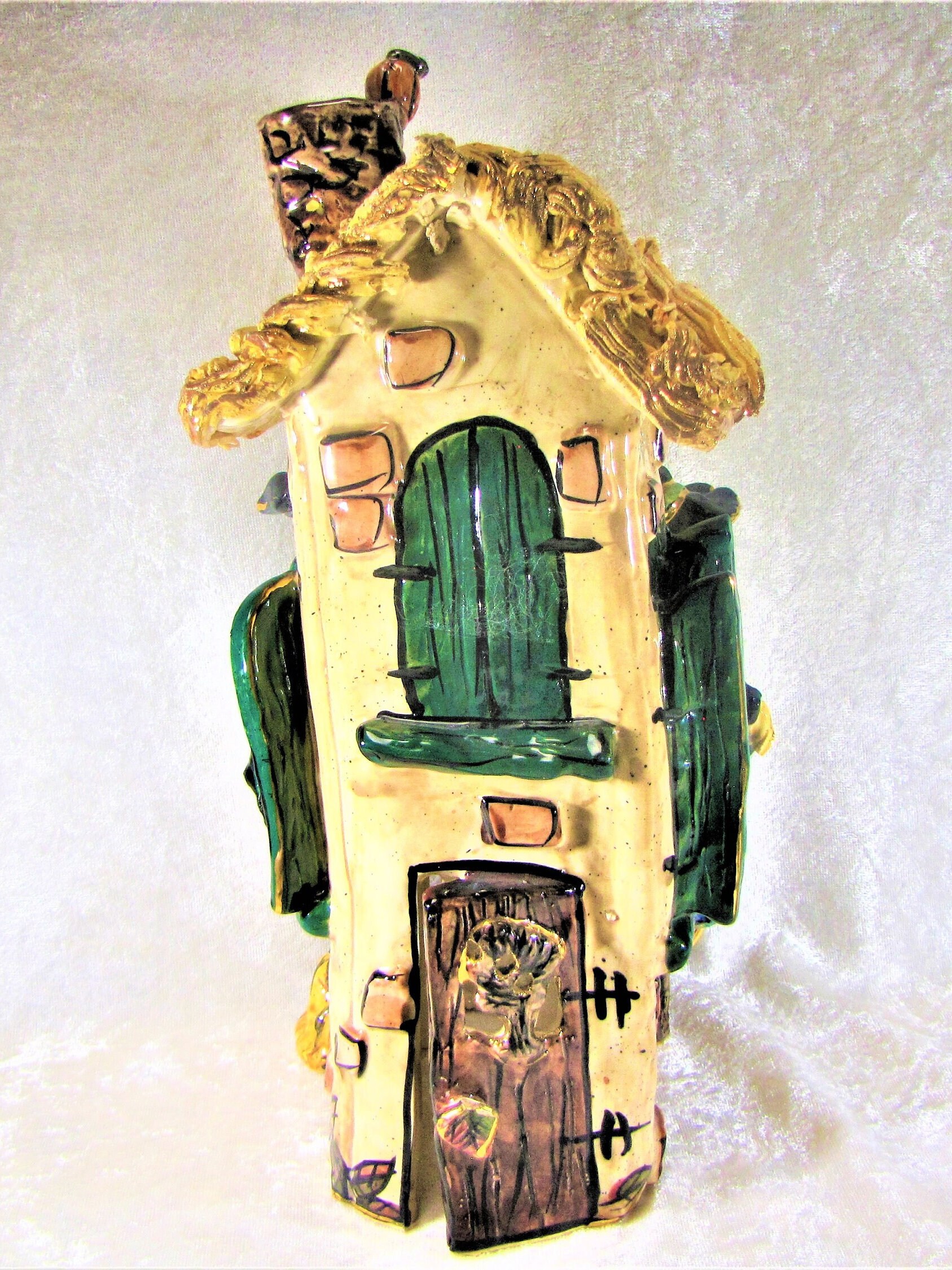 Magnificent Ceramic Clay Folk Art Fall Halloween or - Etsy