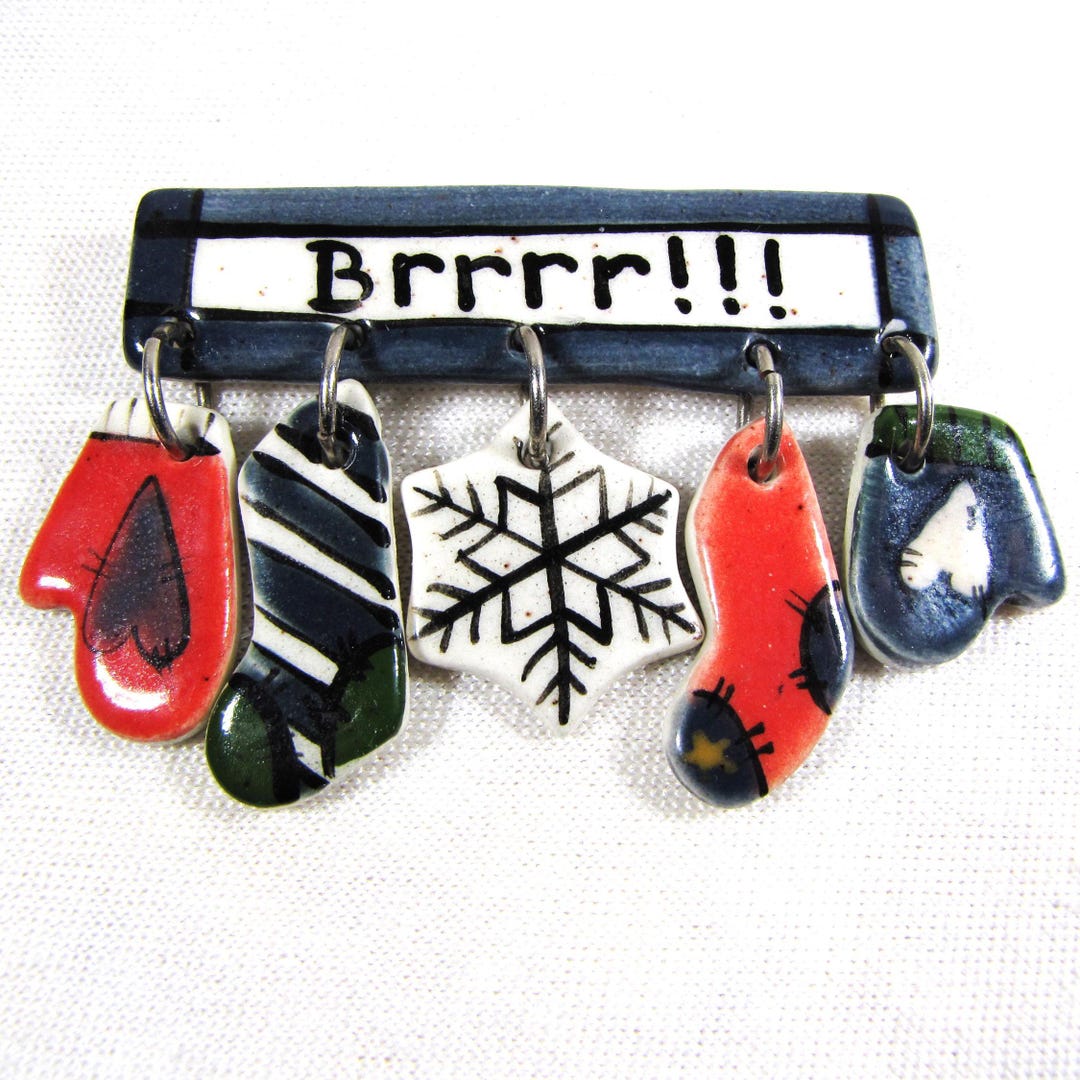 Cute Hand Painted Enamel Costume Jewelry Brooch Pin, Fun and Funny ...