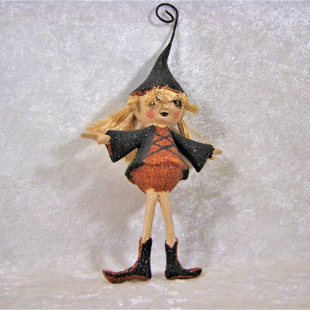Bewitching Glitter Goth Ornament, Halloween Good Witch, Funny Gift ...