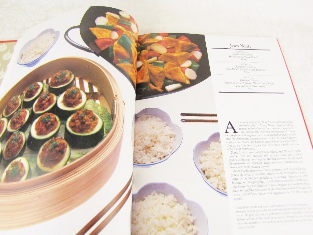 Chinese Menu Recipe Cookbook, Vintage, Illustrated, Gourmet to Everyday ...