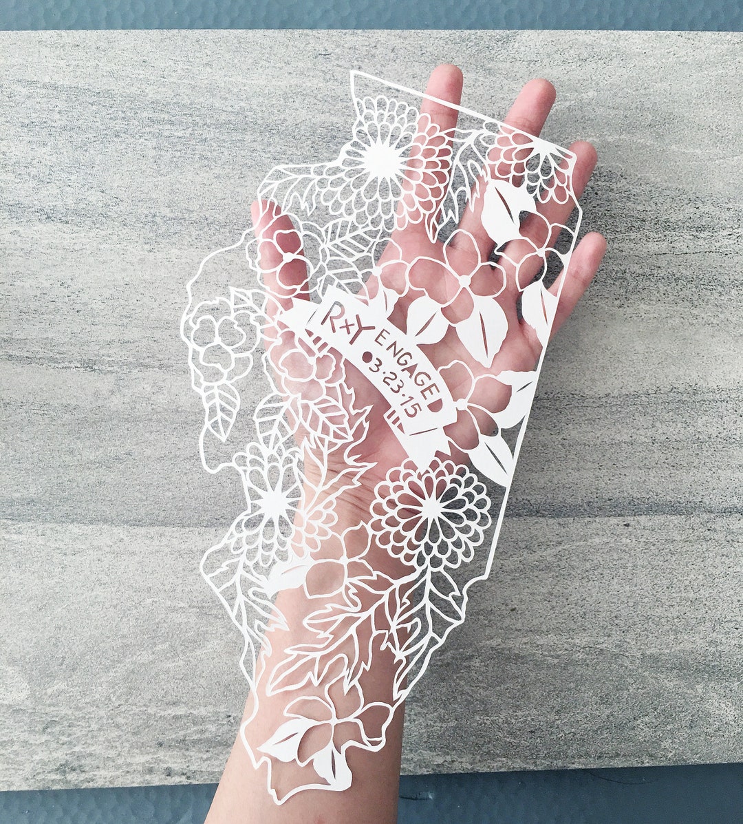 Personalized Papercut Map for Wedding Gift Custom State Map - Etsy