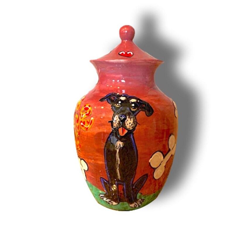 Painted Urns - Etsy