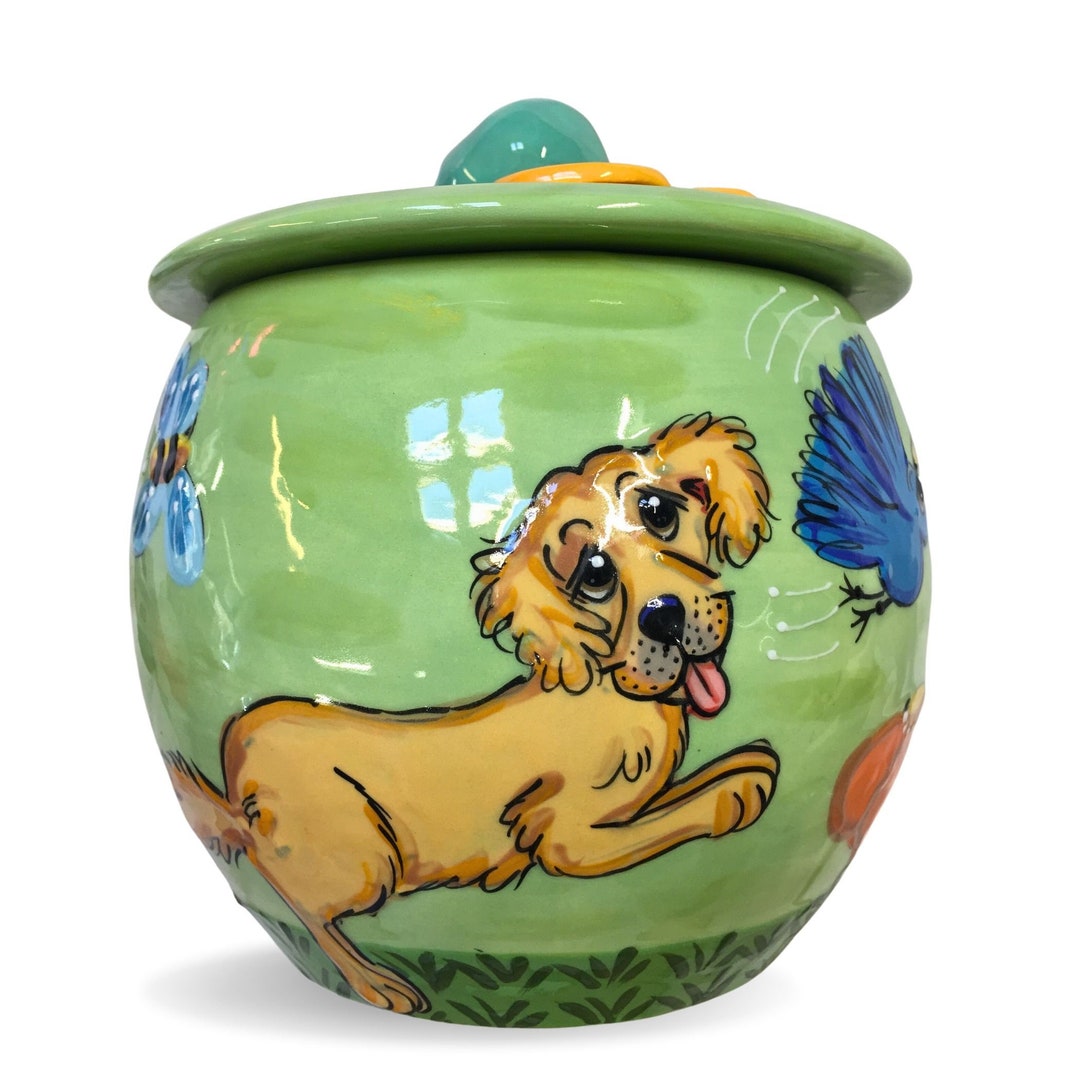 Treat Jars as Unique as Your Pet, Personalized Ceramic Cookie Jar ...