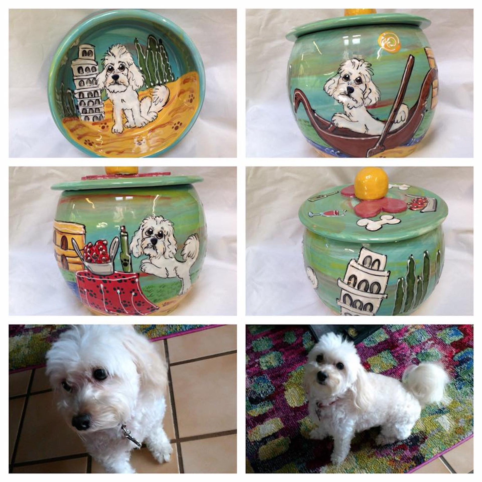 ORDER Debby Carman Official Faux Paw Productions Dog Bowl | Etsy