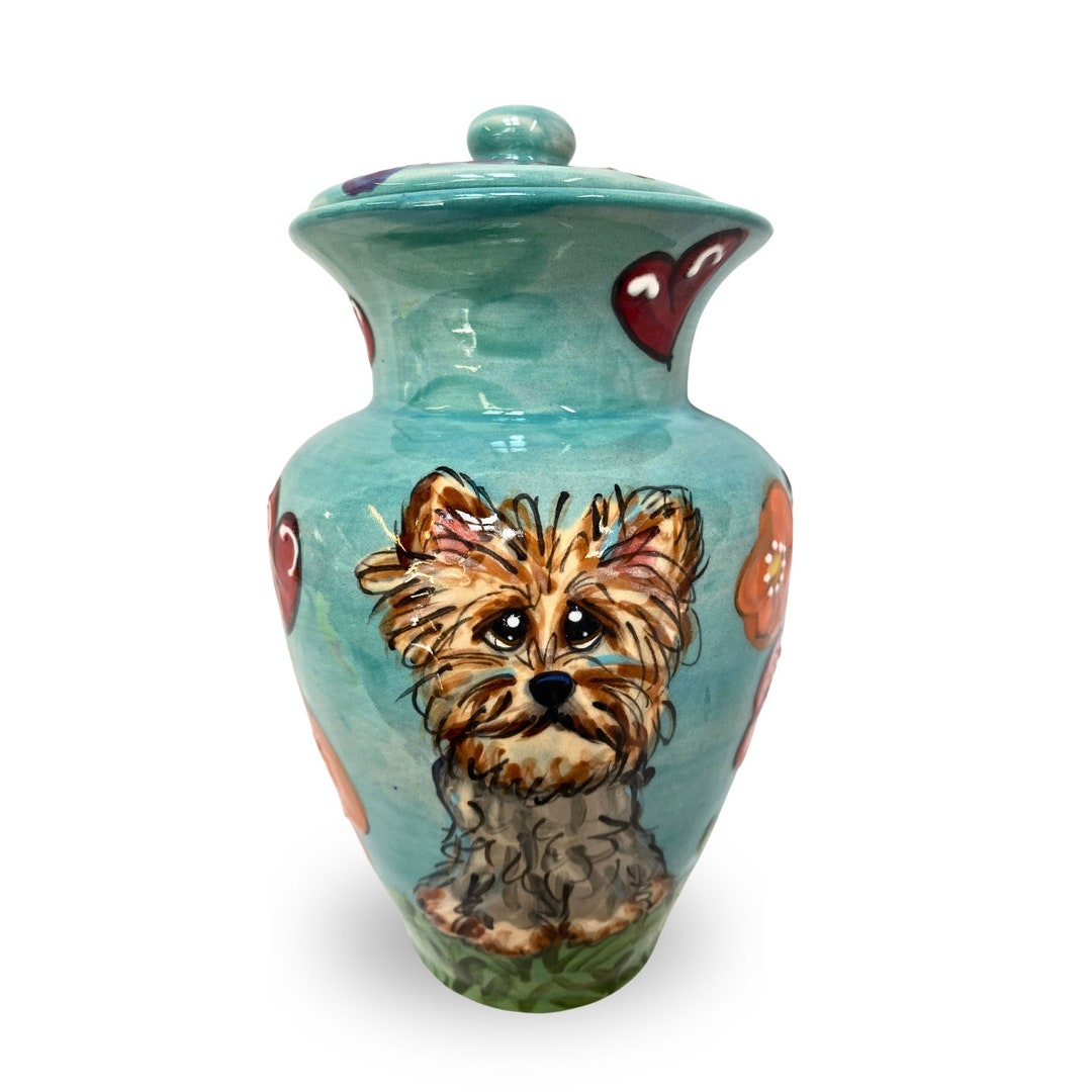Dog Urn, Small Pet Urn, Custom Pet Urn, Small Pet Ashes Keepsake, Pet ...