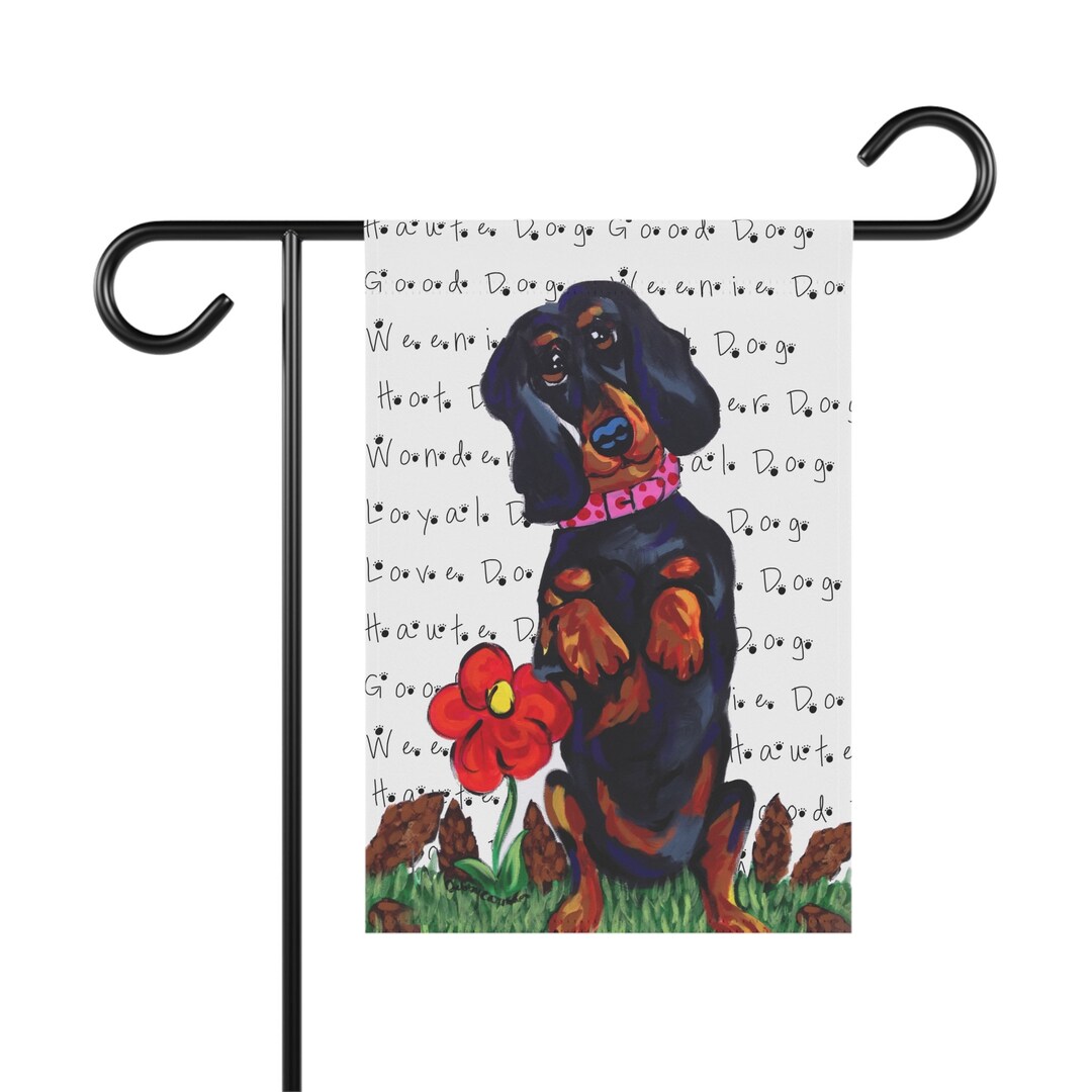 Dachshund Dog Garden & House Banner, Seasonal Flag, Dog Lover ...