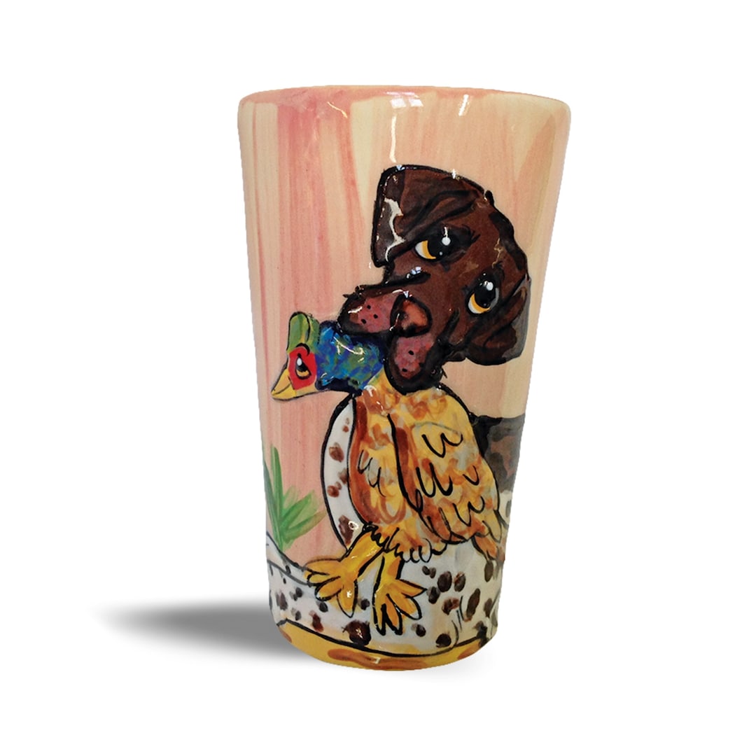 Tall Ceramic Mug, German Shorthaired Pointer, Personalized Dog Mugs ...