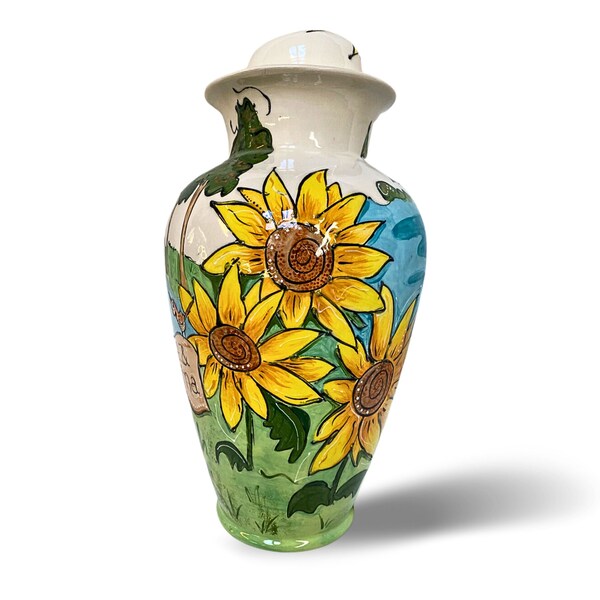 Painted Urns - Etsy