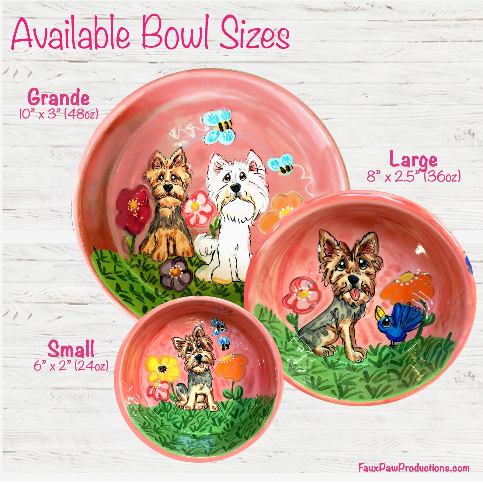 ORDER Debby Carman Official Faux Paw Productions Dog Bowl - Etsy
