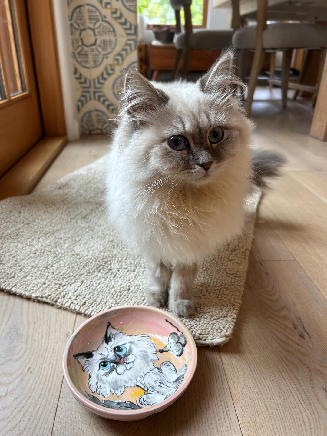 Cat Bowl / Custom Cat Food Bowl / Cat Dish / Kitty Dish/ Pet Food Bowl ...